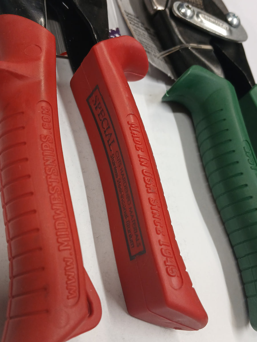 MIDWEST MWT-SS6510C Special Hardness Offset Aviation Snip - Left and R ...