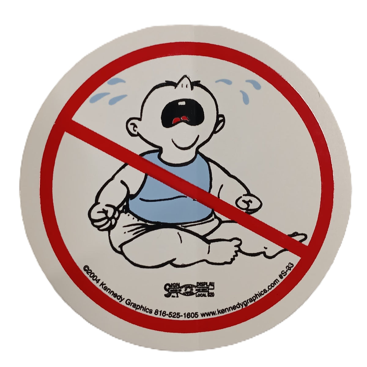 Sticker - No Cry Babies – IronworkerTools.com