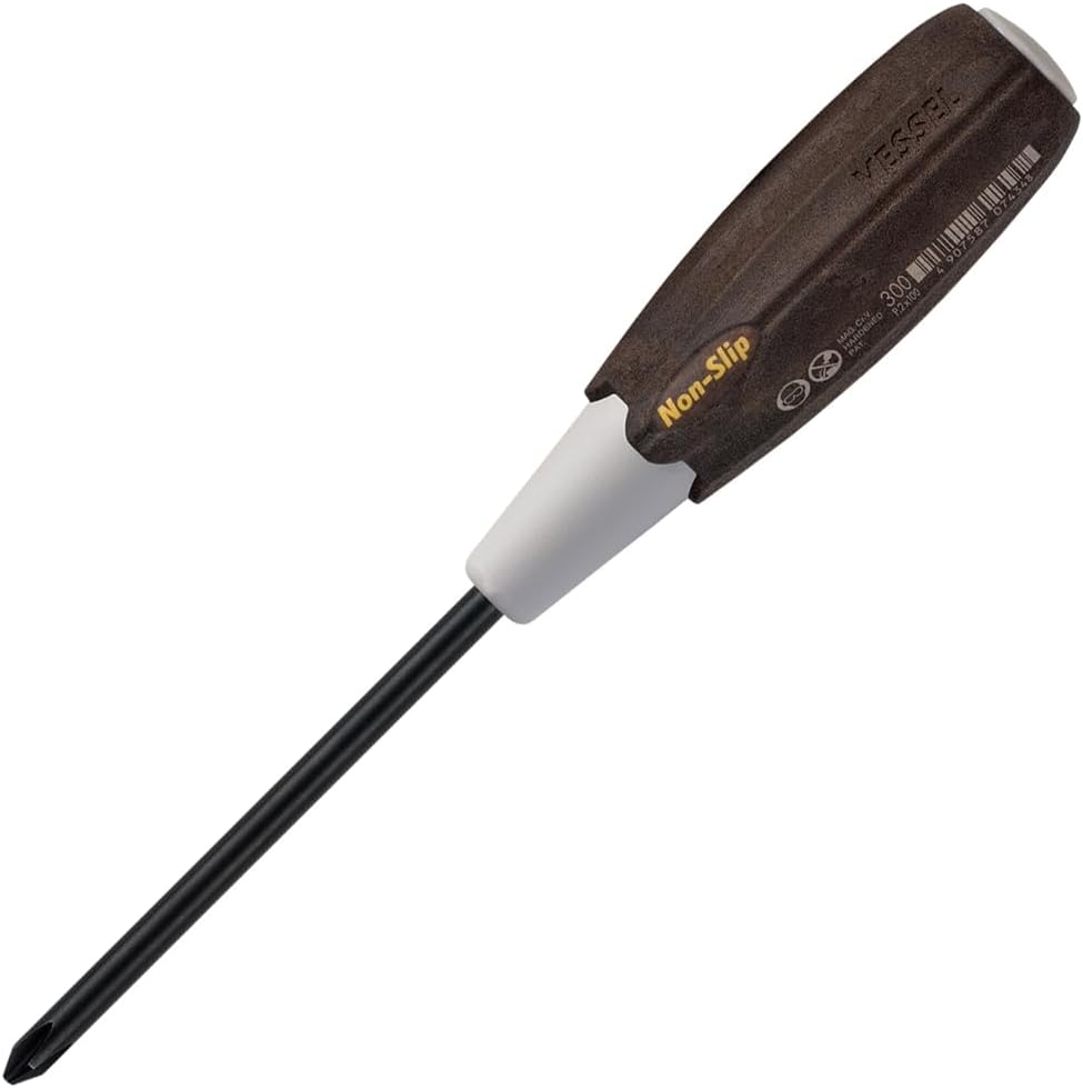 VESSEL 300P2100 WOOD-COMPO Screwdriver Ph2X100 – IronworkerTools.com