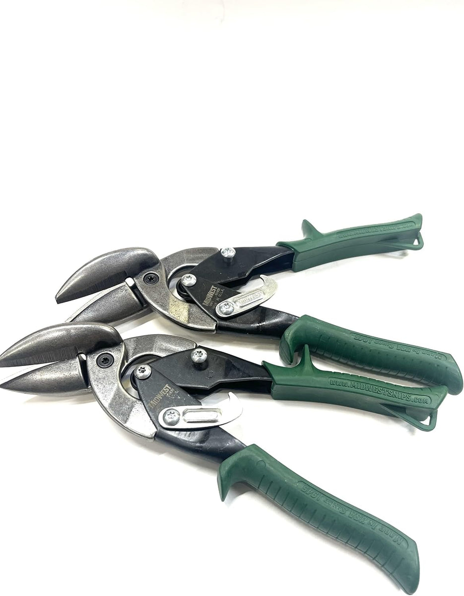 Midwest P6510R Forged Snips Offset RIGHT Aviation Snip (2-Pack ...
