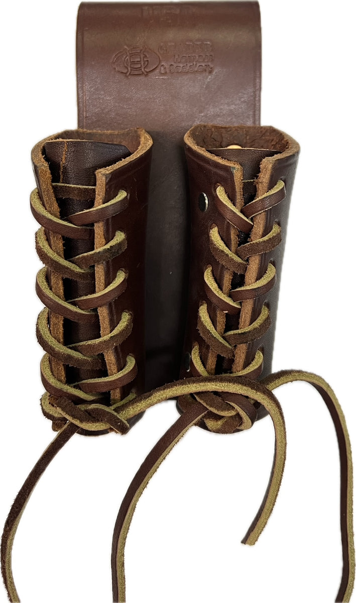 Graber Harness 0076RUS Double / Laced Bull Pin Holder. Made in U.S.A ...