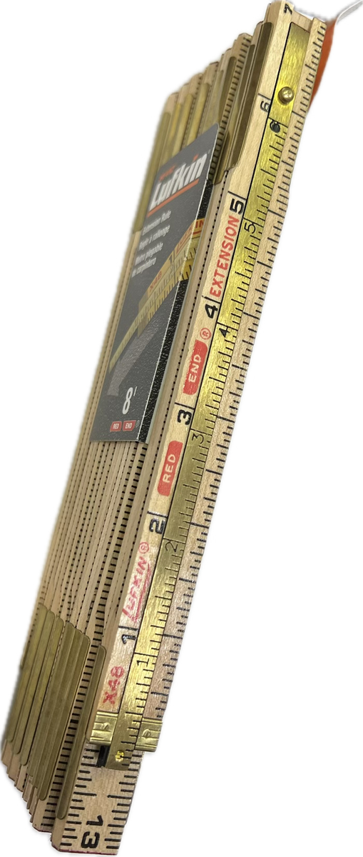Lufkin X48N 8' Red End Extension Ruler – IronworkerTools.com