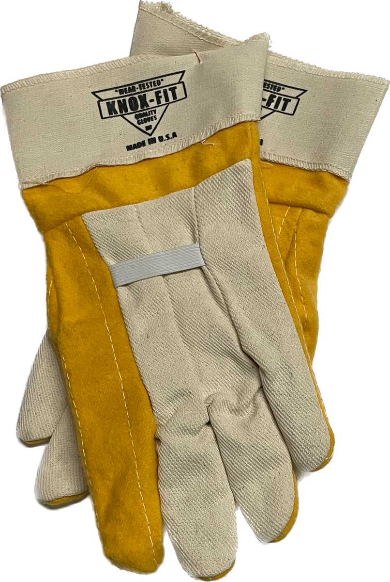 Knox-Fit 679S Heavy Duty Ironworker Gloves 12 Pairs MADE IN USA (Short ...