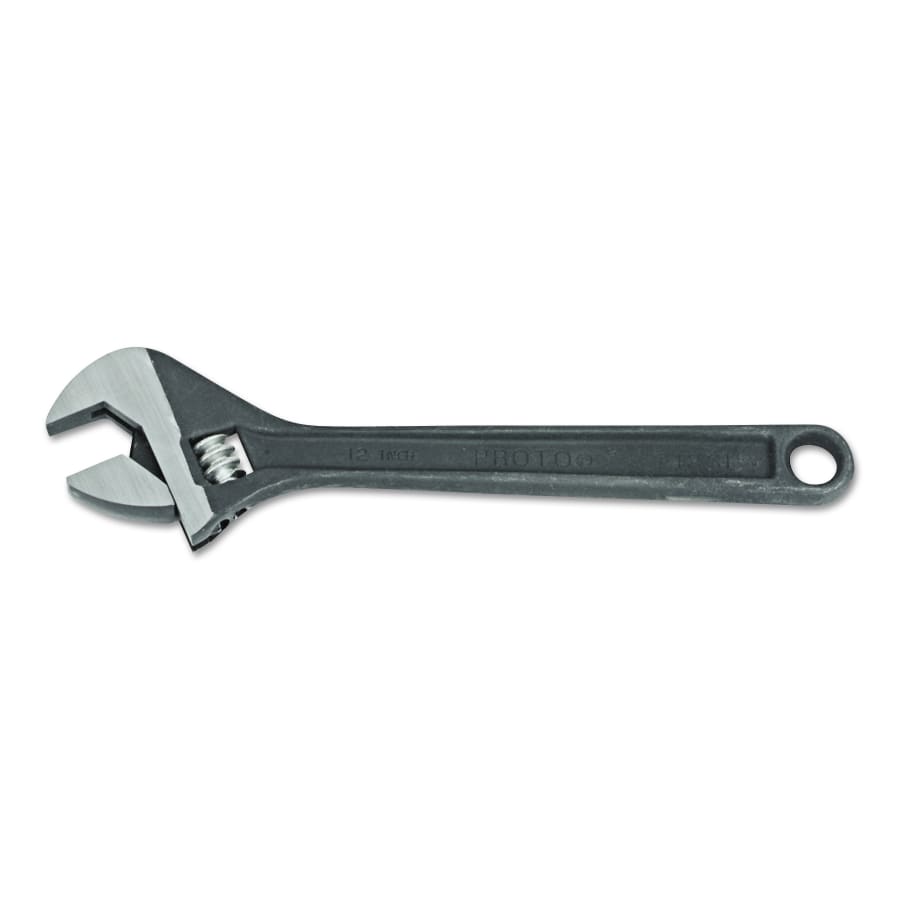 Proto 712SB 12" Protoblack Adjustable Wrench, Black Oxide' Opening Jaw ...