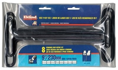 EKLIND 35198 T Handle Hex Key Set – IronworkerTools.com