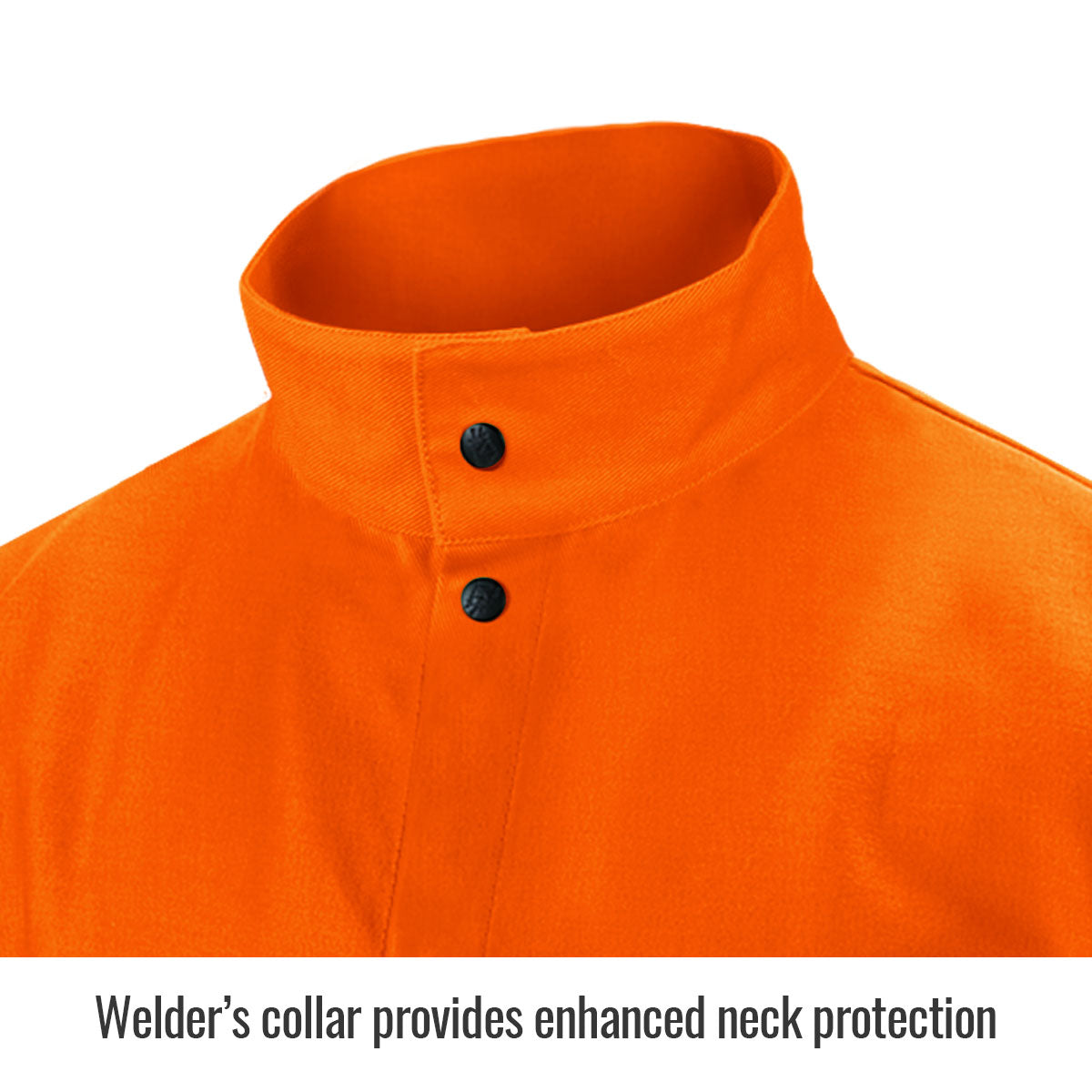 REVCO FO9-30C TruGuard™ 200 FR Cotton Welding Jacket, Safety Orange ...