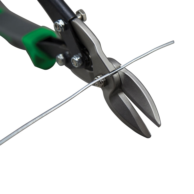 Klein Tools 1201R Aviation Snips with Wire Cutter, Right - GREEN ...