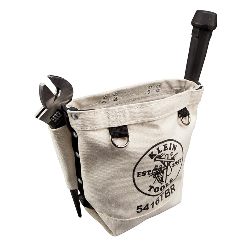 Klein 5416TBR Bolt Retention Pouch, Canvas, 10-Inch Wide ...