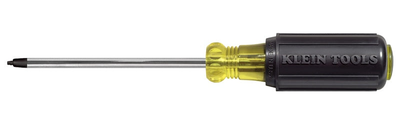 Klein 661 #1 Square-Recess Tip Screwdriverâ€“ 4" Round-Shank ...