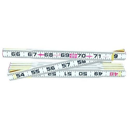 Lufkin 066F Red End 6-Feet, Folding Ruler (Inside Reading ...