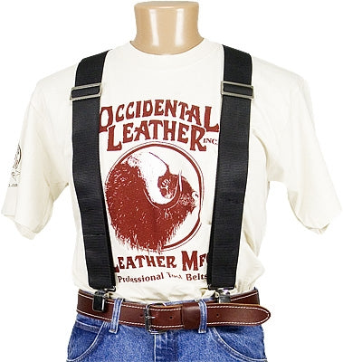 Occidental 9020B Oxy™ Nylon Suspenders - Black – IronworkerTools.com