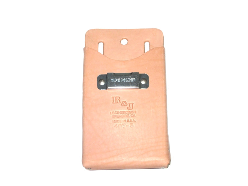 R&J Leathercraft 407-3 Boxed Shape Tool Pouch w/ Stainless steel Tape ...