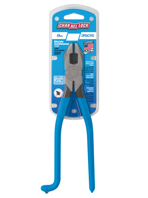 ChannelLock 350S - 9 inch Ironworkers Plier - Coiled Spring ...